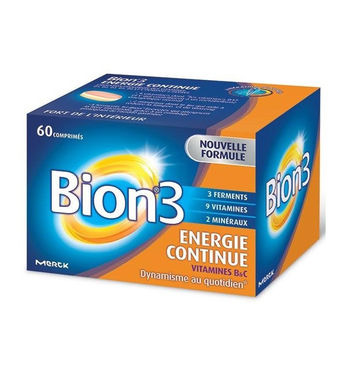 Vitamines : Bion Energie Continue 60 Comprimés