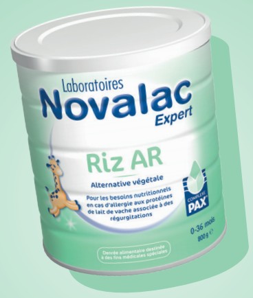 Laits 1er Age : Novalac Riz AR Lait 800g