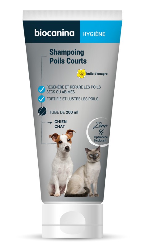 Hygiène Peau & Poils: Biocanina Shampooing Poils Courts 200ml