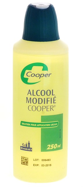 Antiseptiques : Cooper Alcool Modifié 70° Flacon de 250 ml