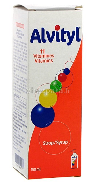 Vitamines : Alvityl Sirop 150ml