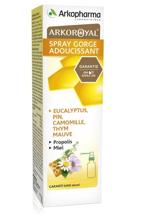 Gelée Royale & Propolis: Arko Royal Spray Gorge Adoucissant 30ml
