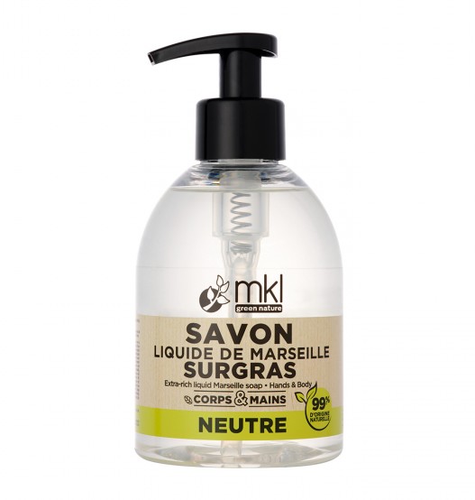 Désinfectants Mains: MKL Savon Liquide de Marseille Surgras Neutre 300ml